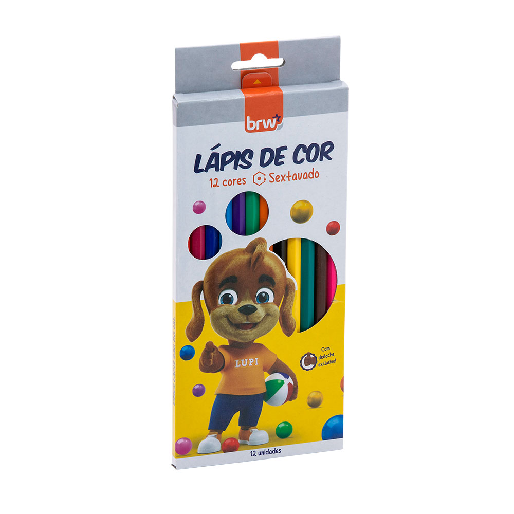 LP-1202 | Lápiz de color – Resina Plástica Hexagonal – 1 Caja C/12 ...